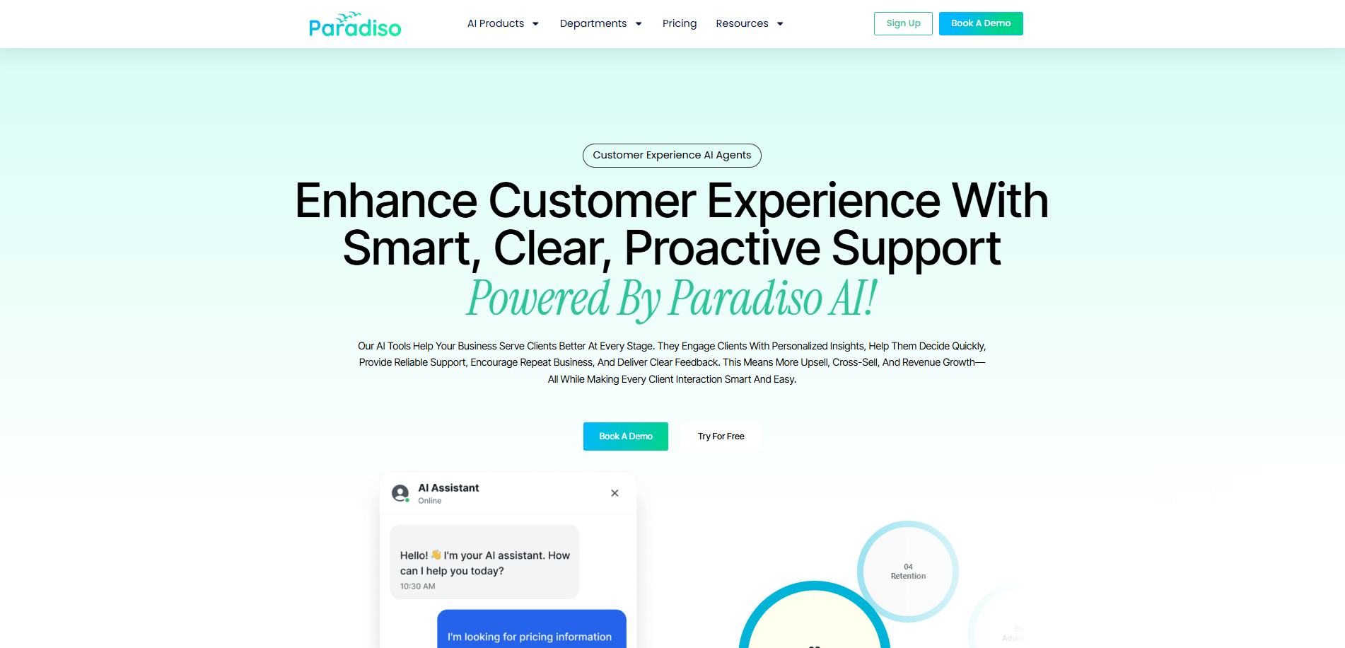 AI Agent for Customer Experience | Paradiso AI Solutions