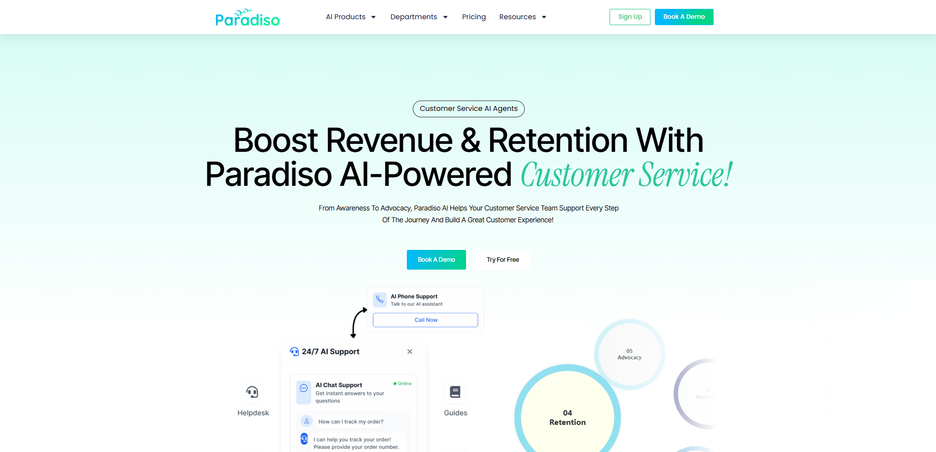 AI Agent for Customer Service | 24/7 Support by Paradiso AI